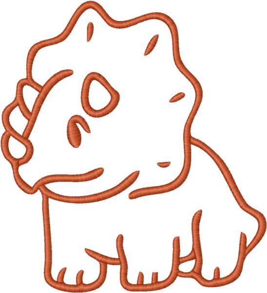 Dino Embroidery Design, 7 sizes, Dino Embroidery, Machine Embroidery ...