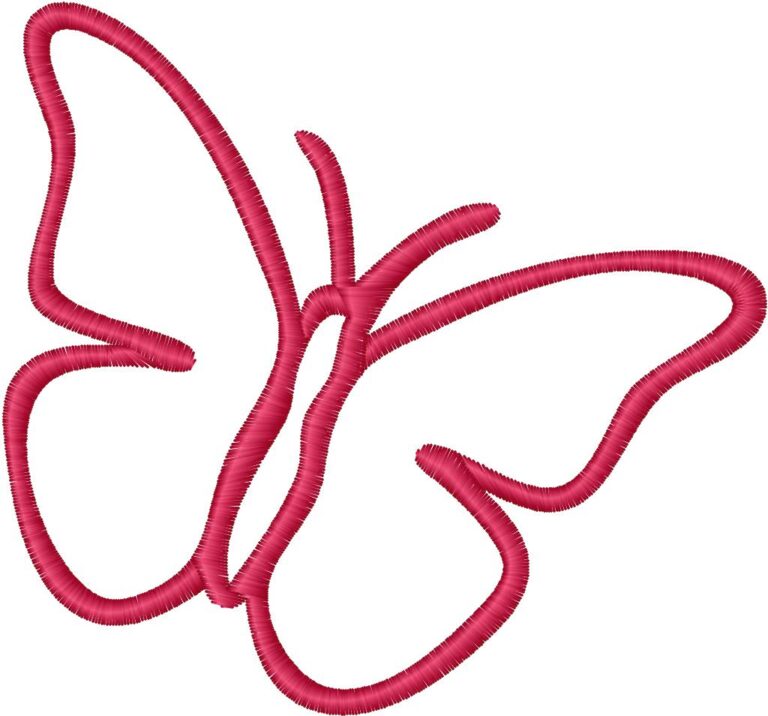 Butterfly Embroidery Design, 7 sizes, Butterfly Embroidery, Machine ...