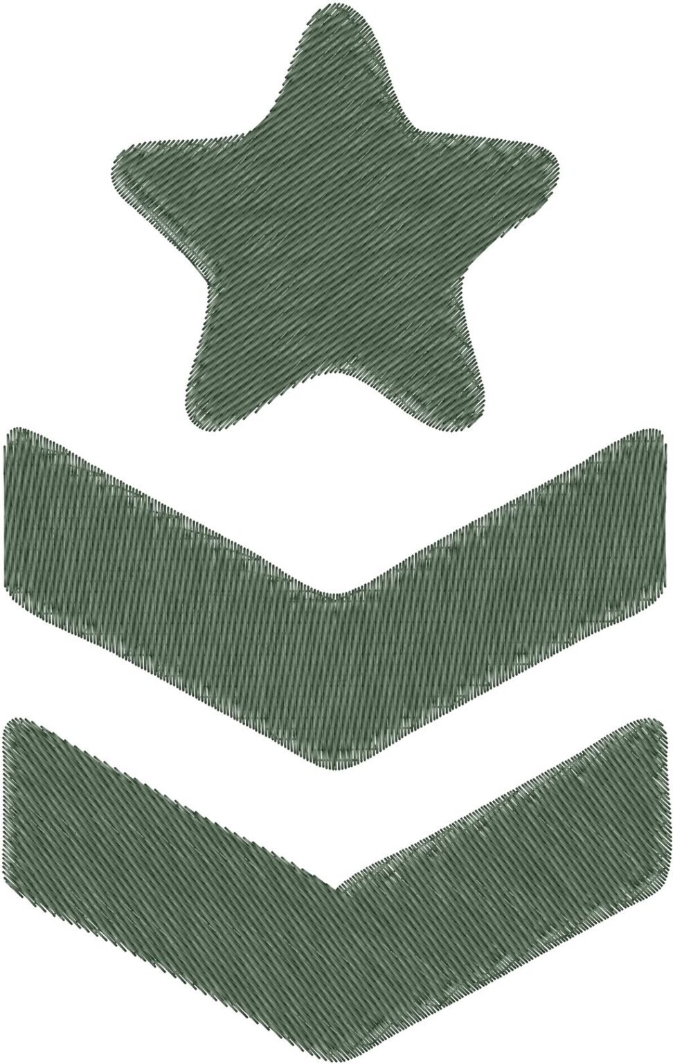 Army Rank Embroidery Design, 3 sizes, Machine Embroidery Design, Army ...