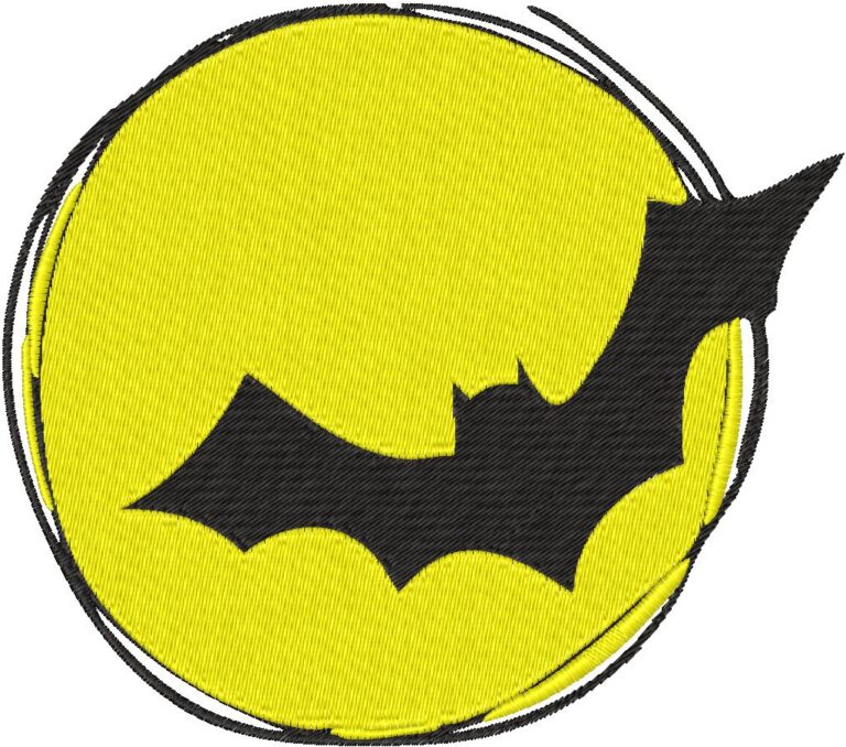 Bat Design, 7 sizes, Machine Embroidery Design, Bat shapes Design ...