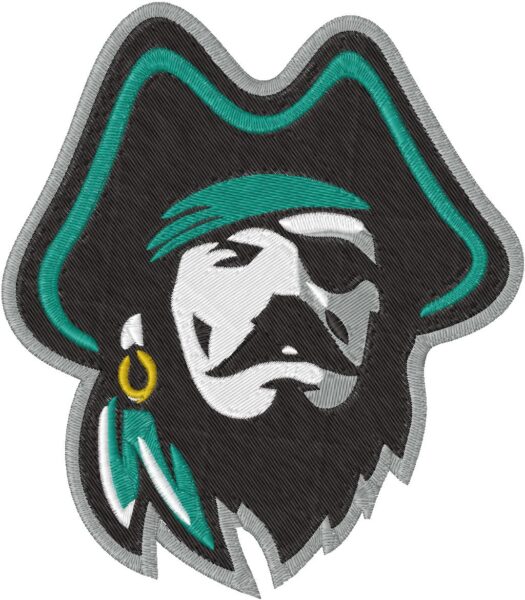 Pirate Embroidery Design, 7 sizes, Machine Embroidery Design, Pirate ...