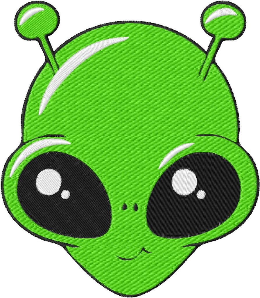 UFO Embroidery Design, 7 sizes, Machine Embroidery Design, UFO shapes ...