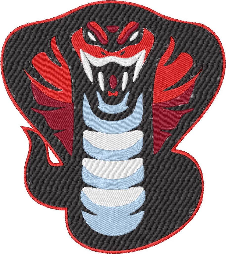 Cobra Design, 7 sizes, Machine Embroidery Design, Cobra shapes Design ...
